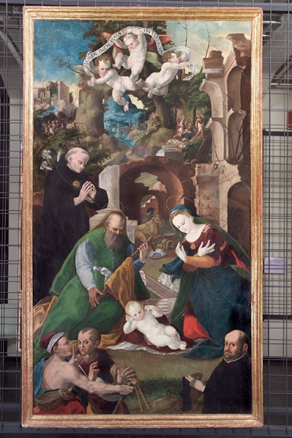 The Nativity With St. Nichols From Tolentino (Simone De Magistris)