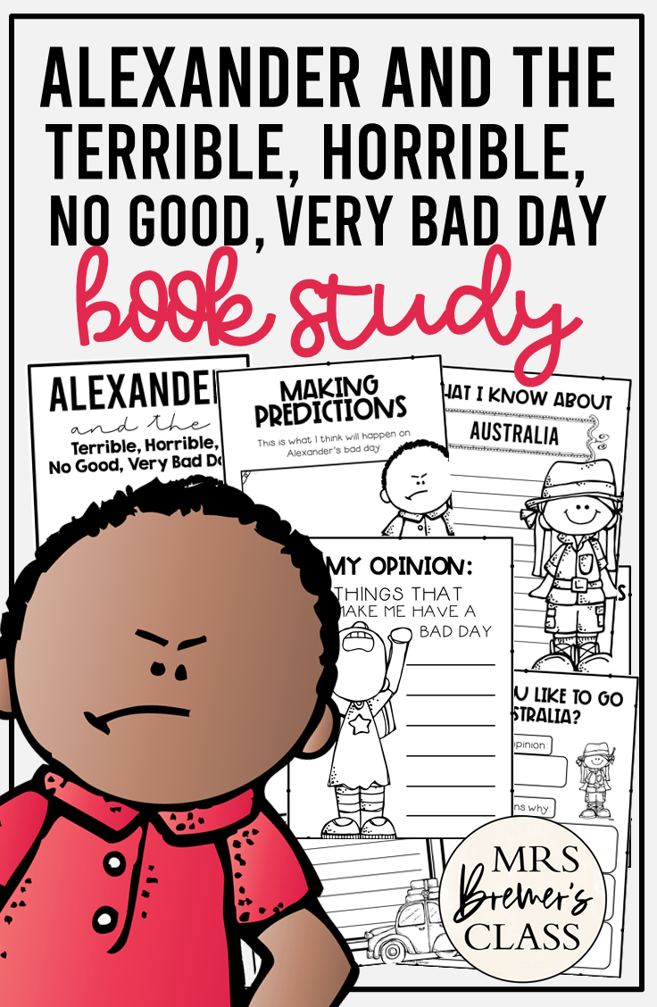 Alexander and the Terrible, Horrible, No Good, Very Bad Day | Mrs ...