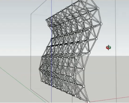 How to Make Space Frame Quickly on SketchUp [Video Tutorial] - bagus3d