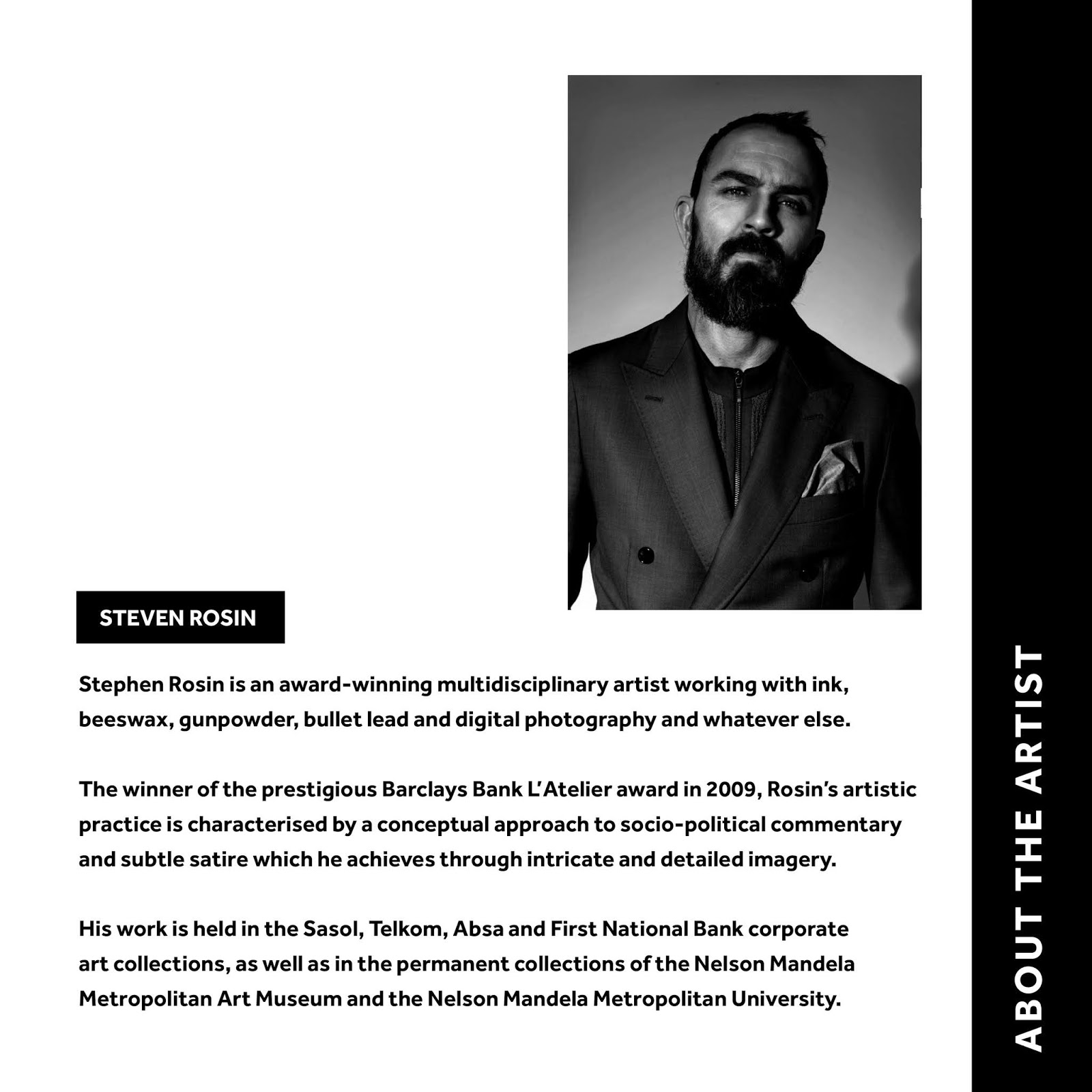 Art Beyond Quarantine: There's a Cat among the Pigeons: Steven Rosin