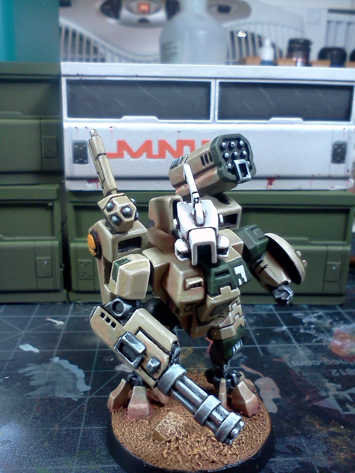 The Tau of War: Paulson Games Mecha Auto Cannons and Missile Launchers