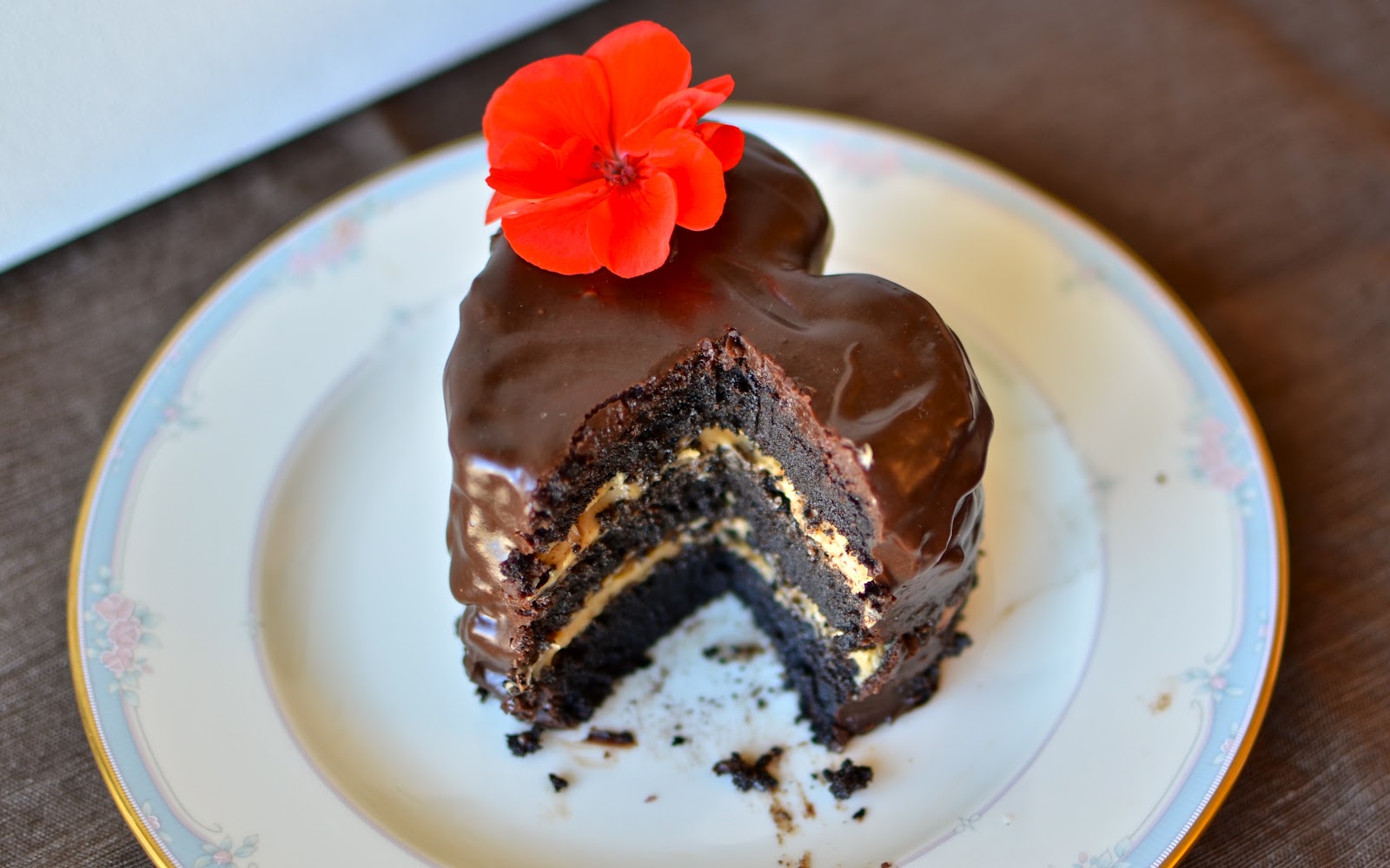 Yammie's Glutenfreedom: Heart Shaped Flourless Chocolate Cake Towers ...