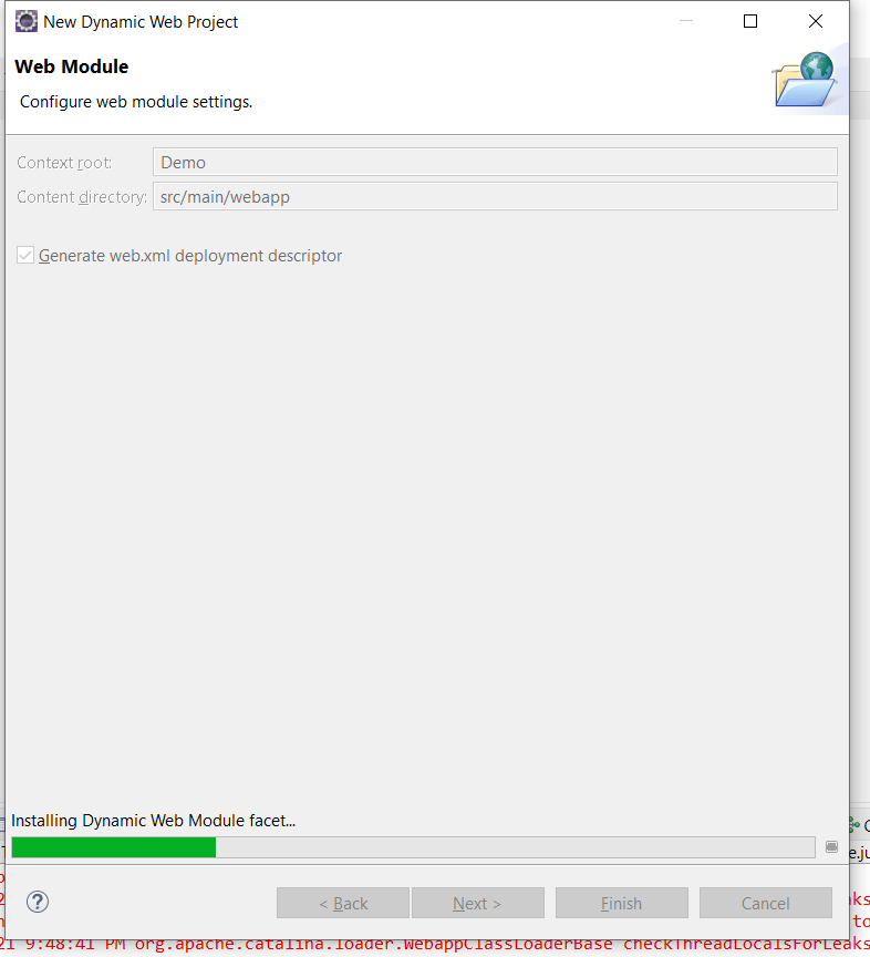 How to create Dynamic Web Project in Eclipse