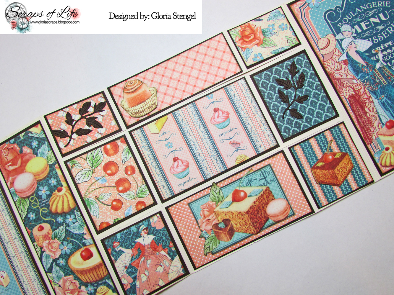 Scraps of Life: Double Tri-Shutter Gate-fold Card!