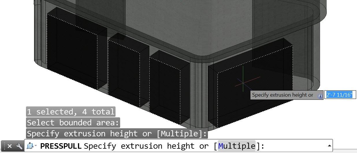 What New in AutoCAD?: Press & Pull