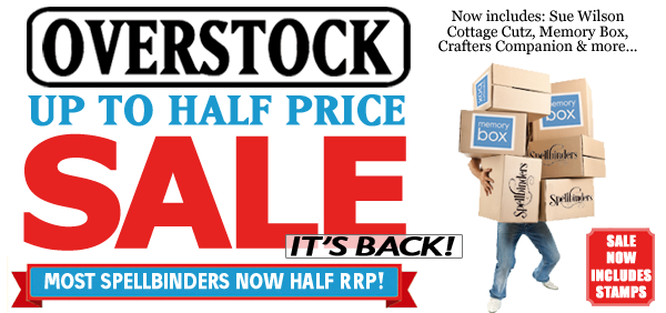 Our Overstock Sale is Back - Up to 50% Off Dies & Stamps. ~ Craft World ...