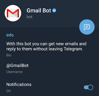 Cara Buat Email Menggunakan Bot Telegram - Blogger Toraja