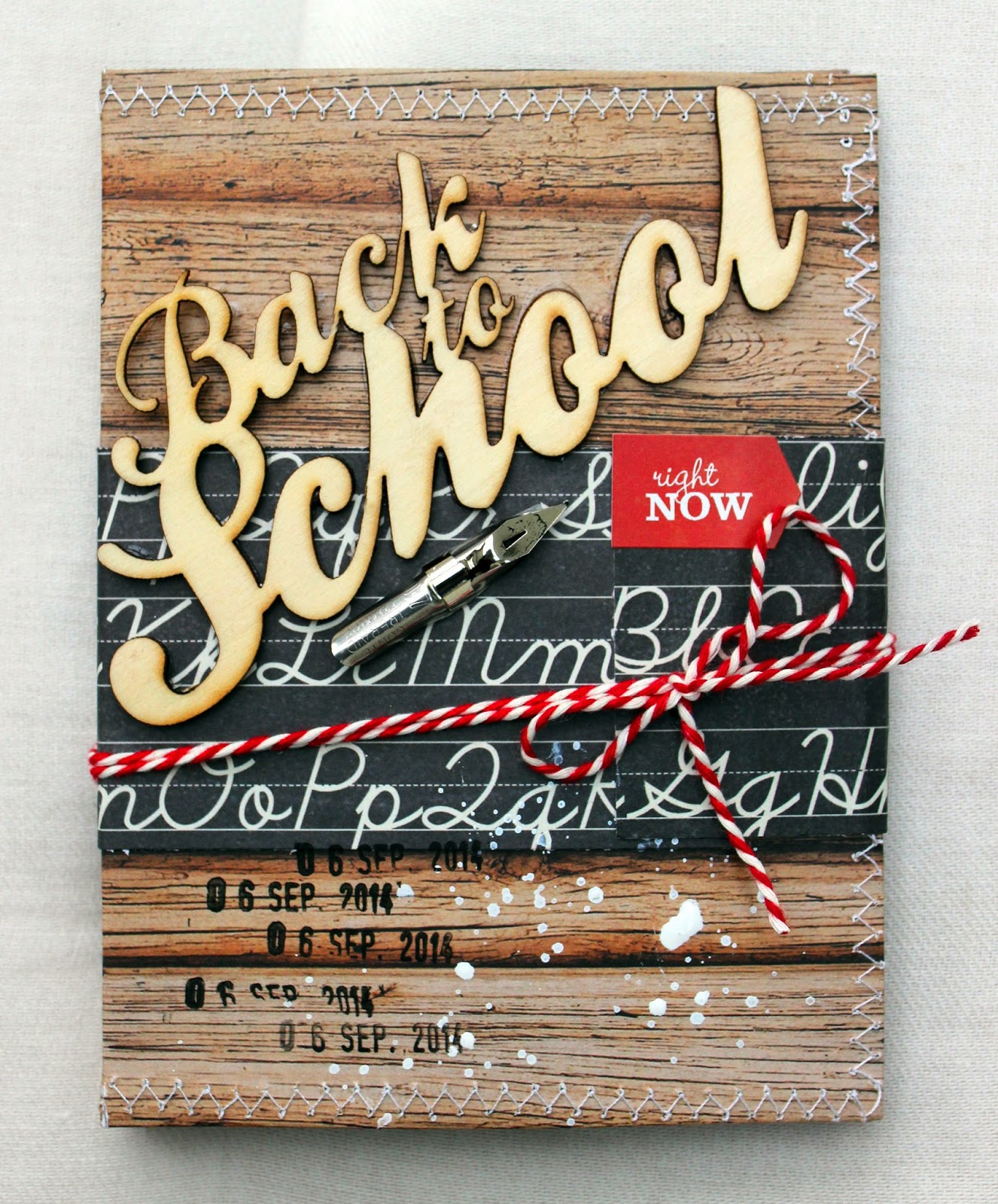 Scrap-Plaisir : le scrap de shannon91: ** Mini album rentrée des ...