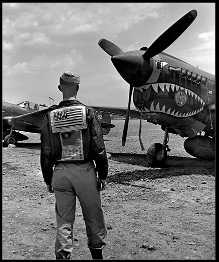 Just A Car Guy: Flying Tiger pilot and plane, 1944, China (refers to ...