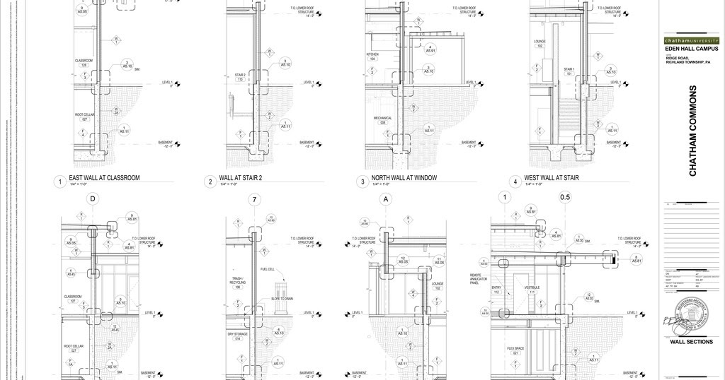 Wall Sections/ Cortes de Pared