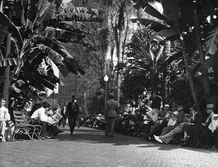 History, Los Angeles County: Pershing Square