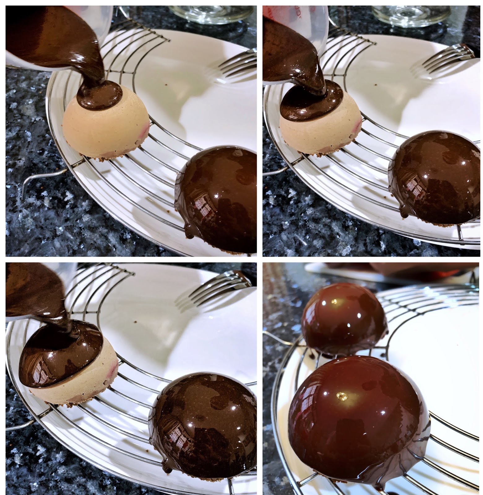 Karen's Chocolate Mousse Domes - Chik's Crib