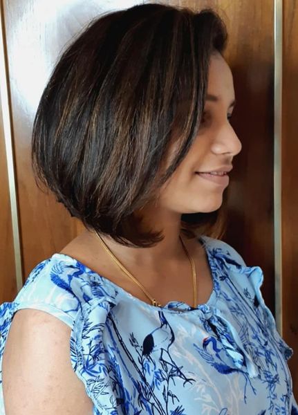 Long to nape length bob cut hair style - Village Barber Stories