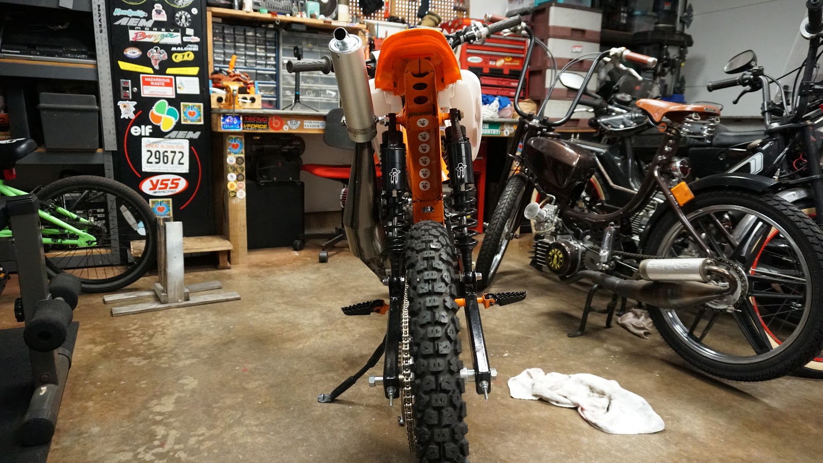 Moped Luau: Puch Tomos Motocross Build - Photo Shoot