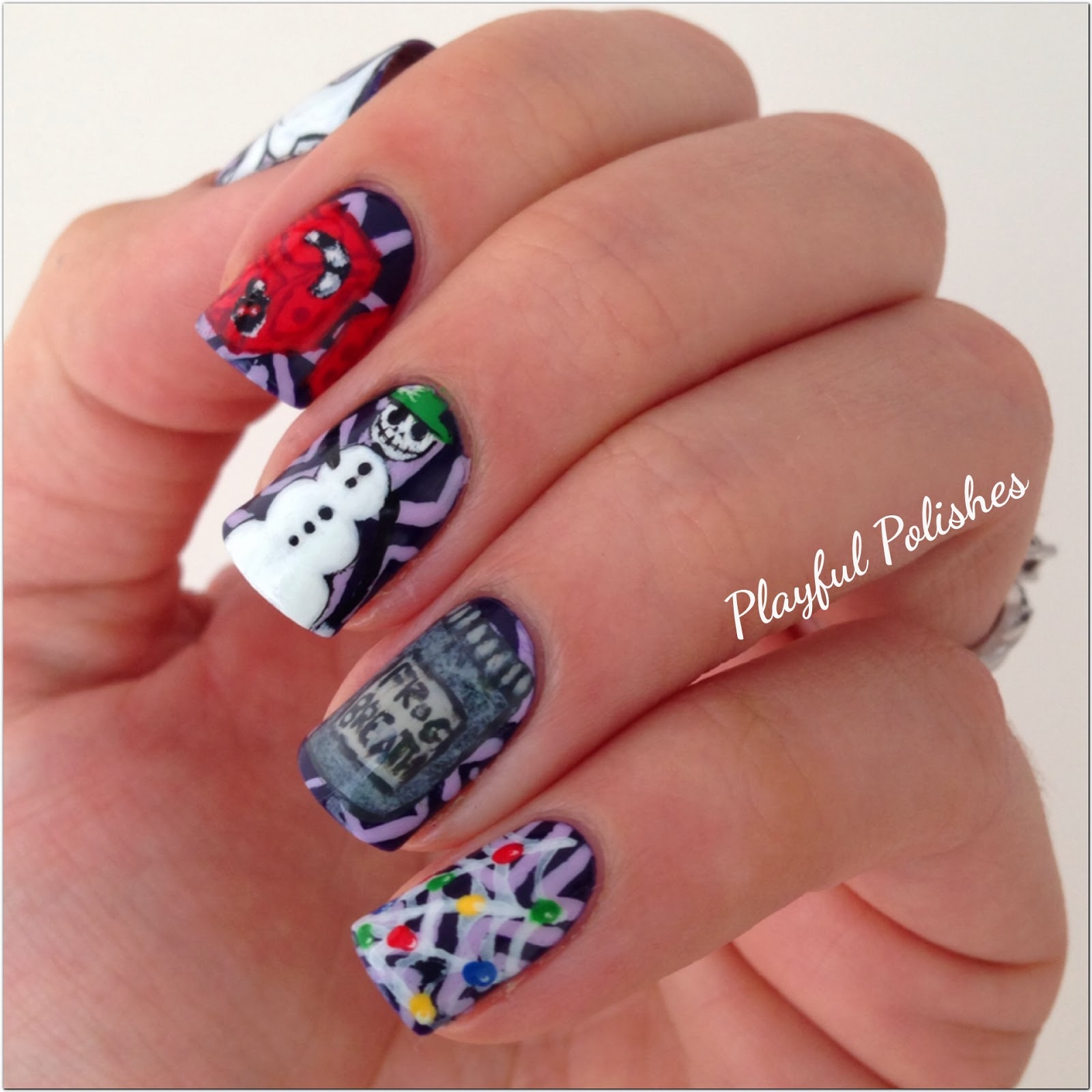 Playful Polishes: 31 DAY NAIL ART CHALLENGE: INSPIRED BY A MOVIE