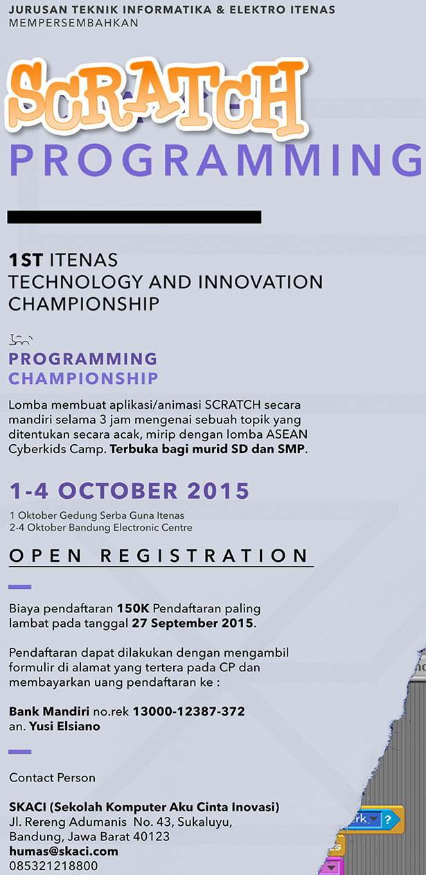 SKACI Pencetak Anak Jago Komputer: Info-Info Penting di Poster ...
