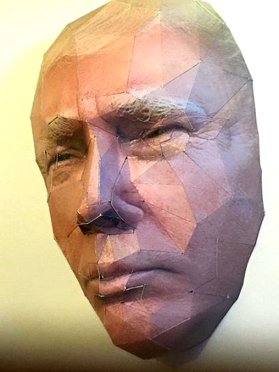 Donald Trump Paper Mask | Paperized Crafts