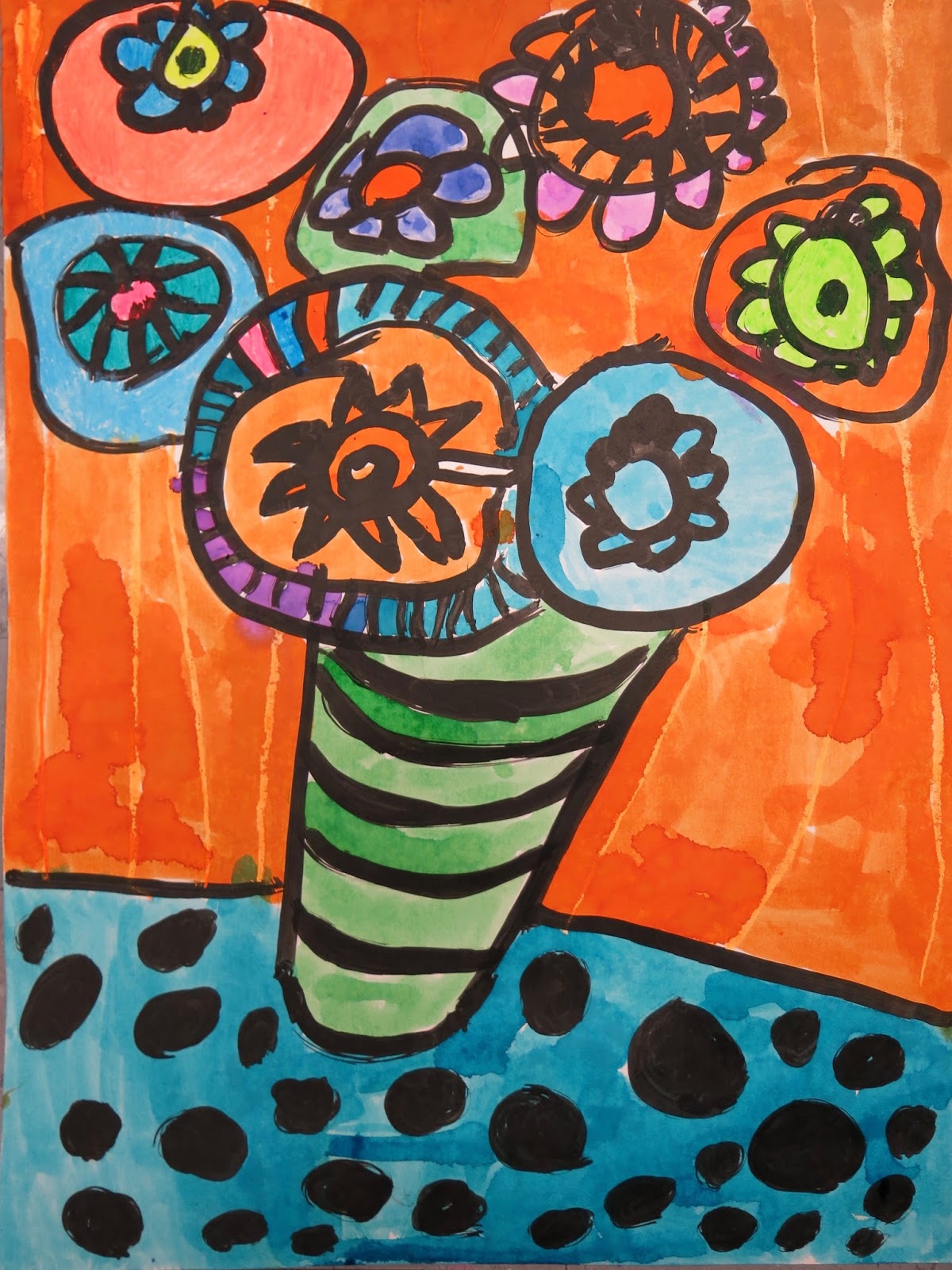 Cassie Stephens: In the Art Room: Heather Galler Inspired Bouquets by ...