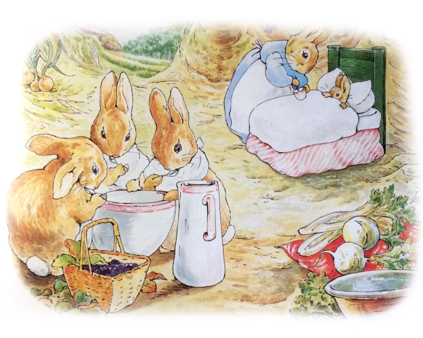 Peter Rabbit Illustrations Public Domain