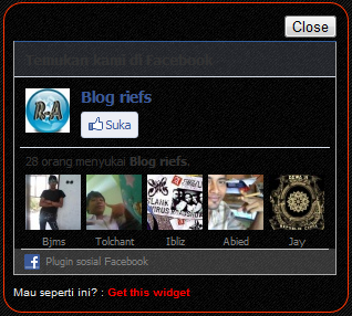 Cara Membuat Floating Fans Page Facebook (Like Box) Pada Blog ~ oopz-shootz