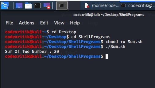 Sum Of Two Variables Without Using Expr In Shell Script Codexritik