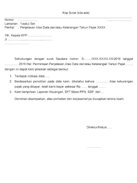 Terima SP2DK? Ini Contoh Surat Tanggapannya - indopajak.id