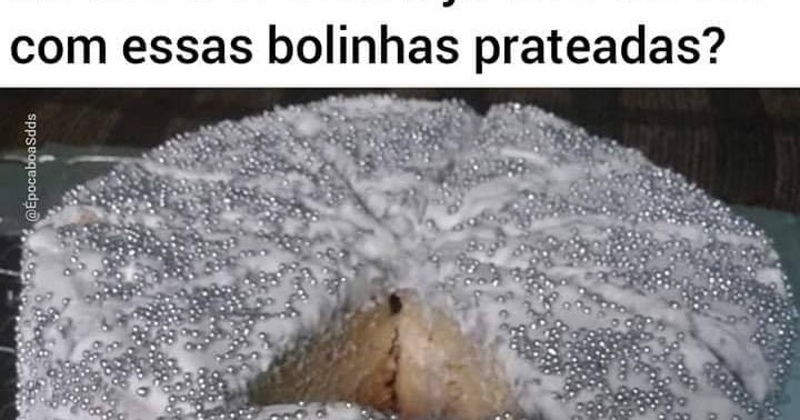 ILCE MARINHO: Bolo Com Bolinhas Prateadas