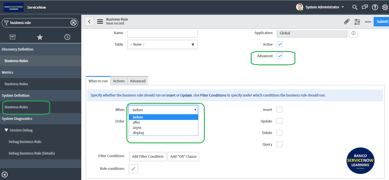 Servicenow Server Side Scripting Tutorial Server Side Scripting Servicenow Basico Servicenow