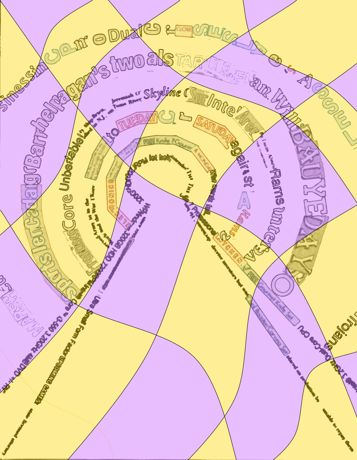 Rainbow of Memories: The Principle of Design Poster Critique