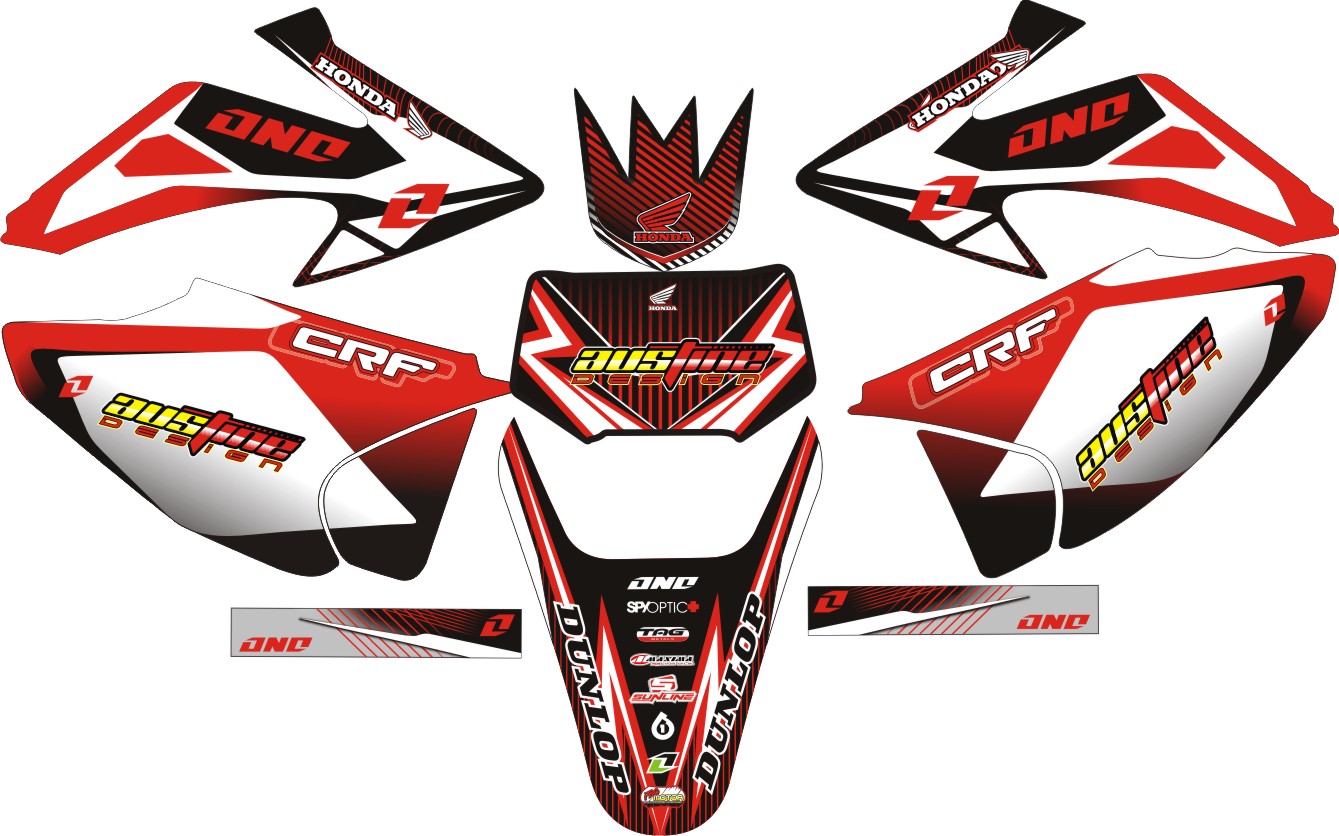 Decal CRF 230 - DECALS MOTOCROSS CUSTOM GRAPHICS