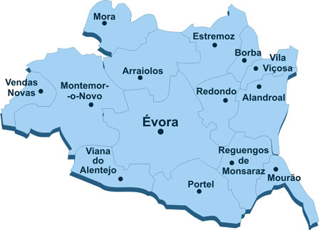 Uma Nova Cidade na Planície Alentejana: PDM´s Distrito de Évora