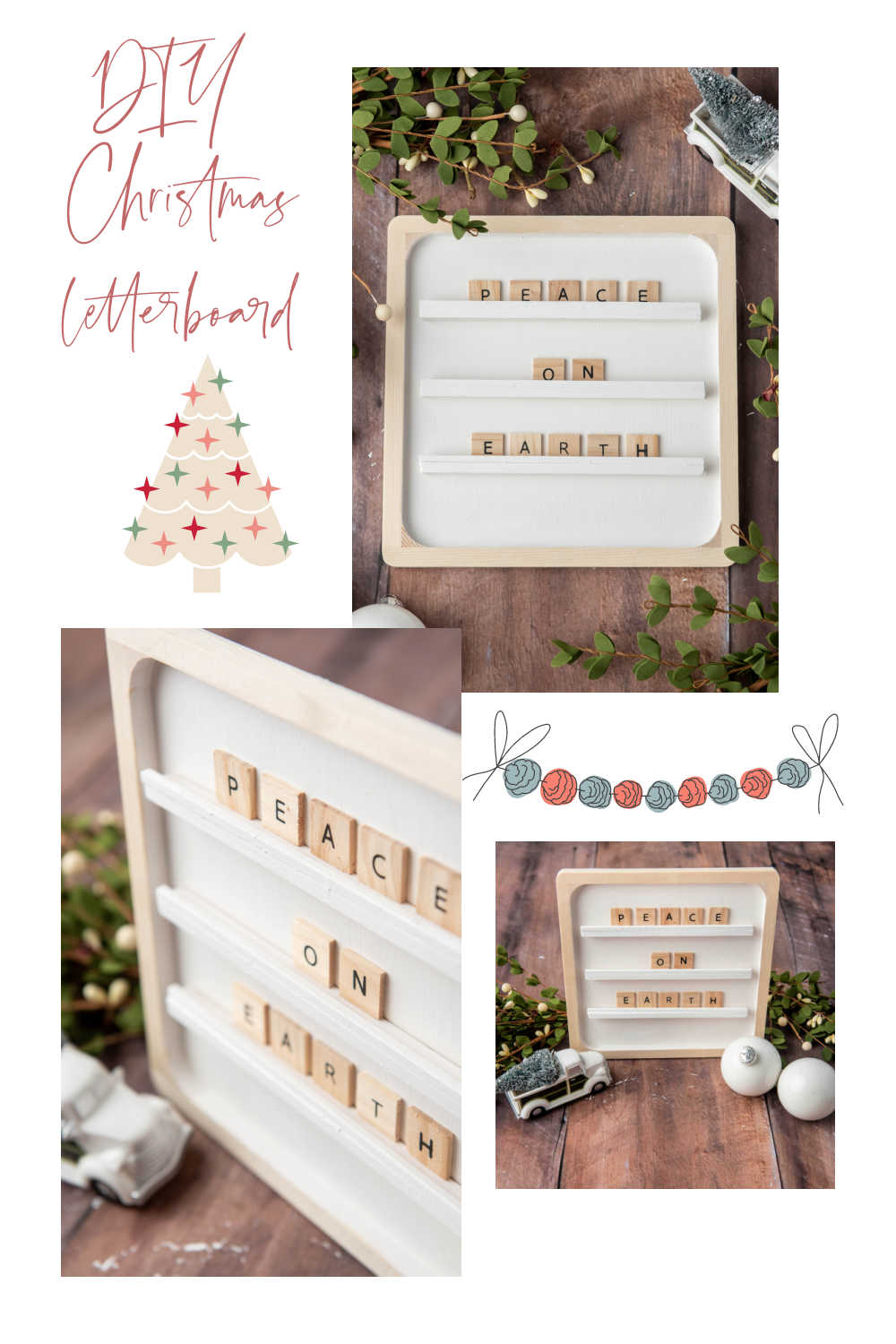 DIY Christmas Holiday Letterboard Sign