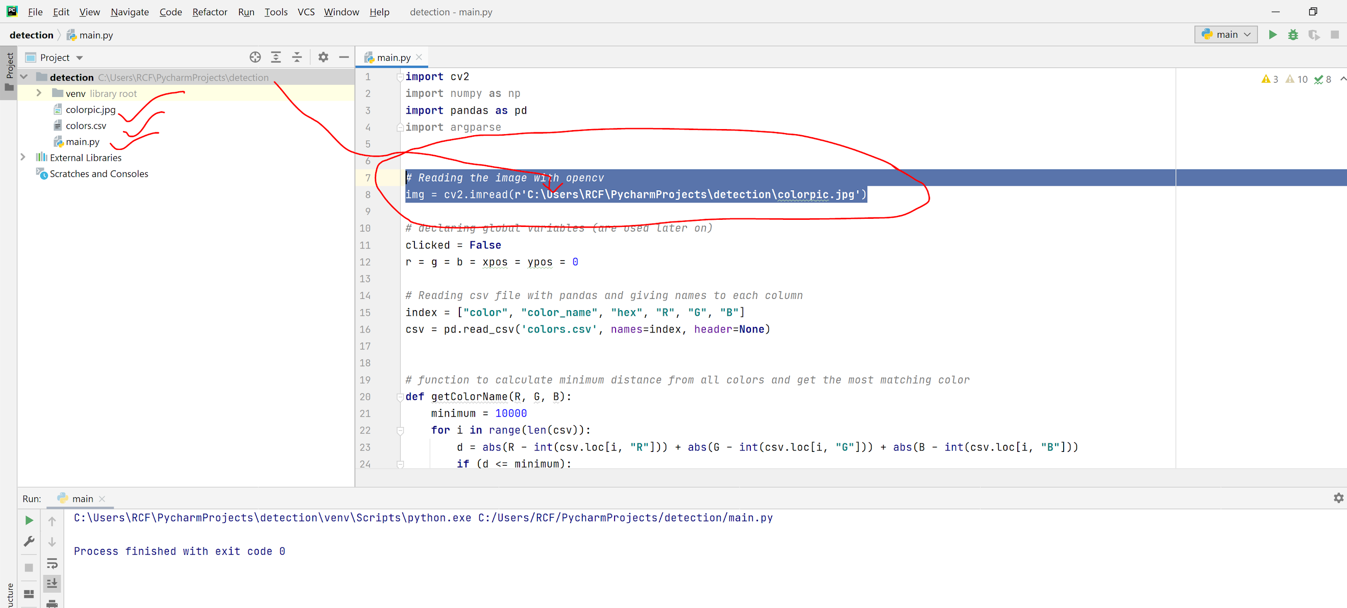 Python – Colour Detection using Pandas & OpenCV Python – Colour Detection using Pandas & OpenCV