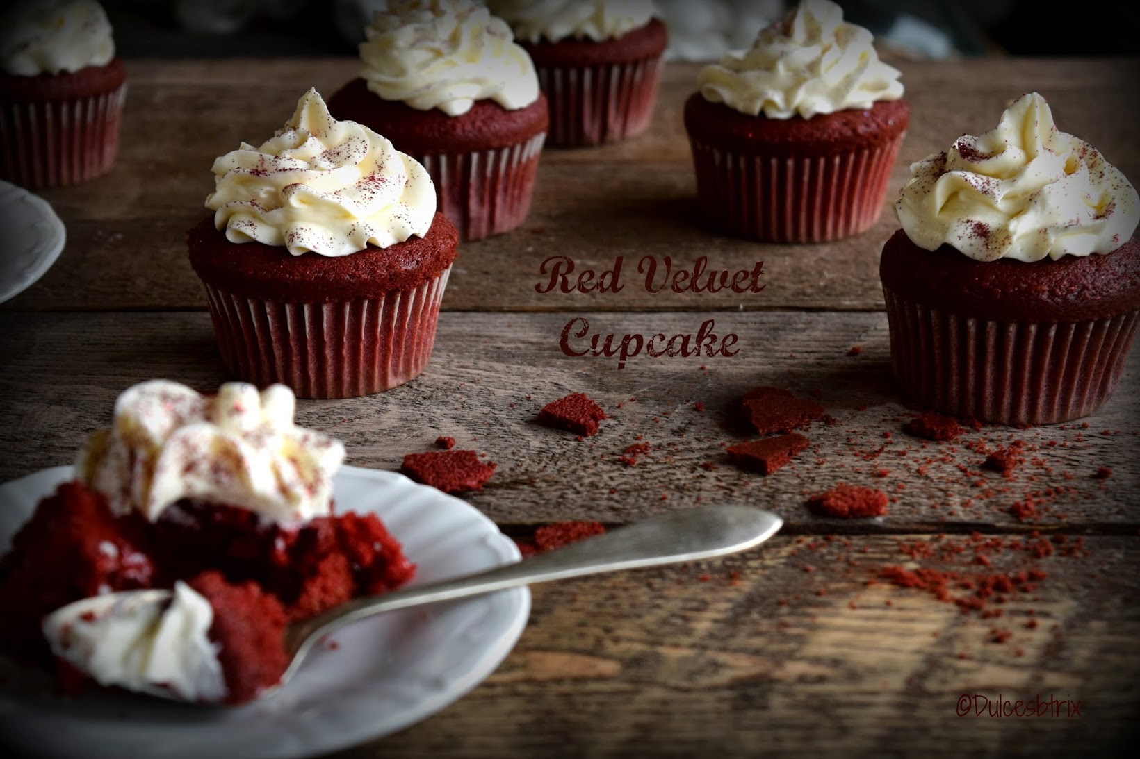 Dulces Btrix: Cupcakes Red Velvet - Terciopelo rojo