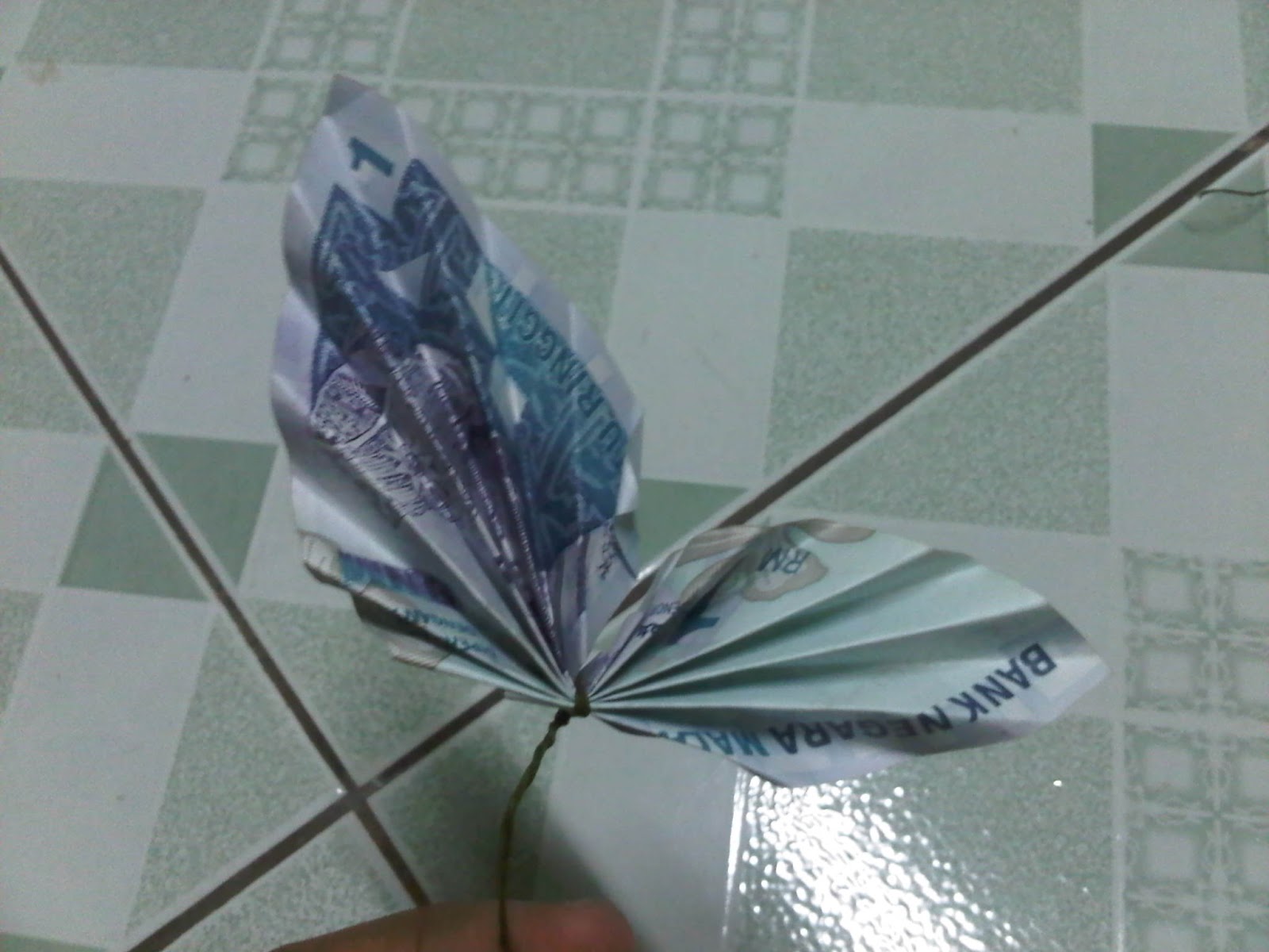 ~FeSeBooK, Mia DaN ChinTa KiTa ~: DIY : Bunga Duit Paling MuDah ...