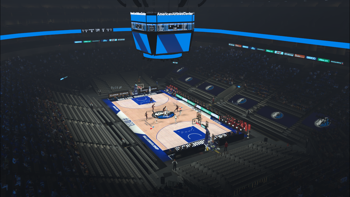 NBA 2K21 Dallas Mavericks COVID Arena With Real Fans by GojoSensei ...