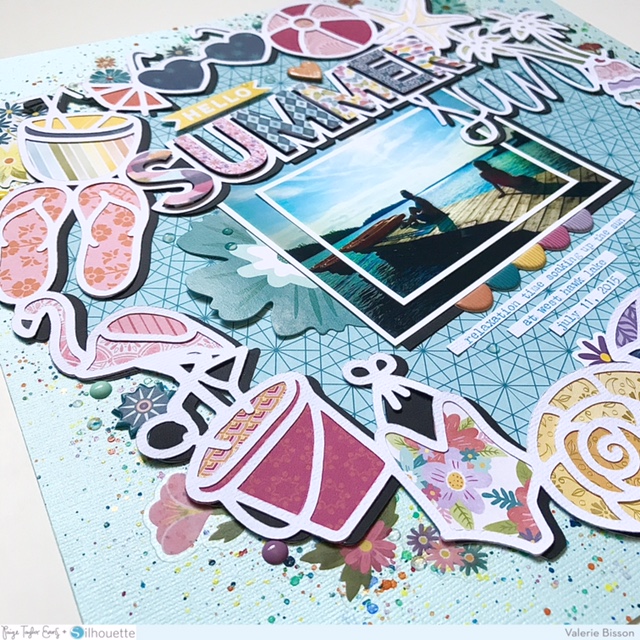 Hello Summer Sun Layout by Valerie Bisson | Paige Taylor Evans