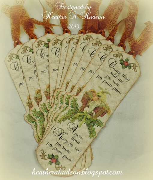 Heather A Hudson: Baby Jesus Advent by Candle light Bookmarks