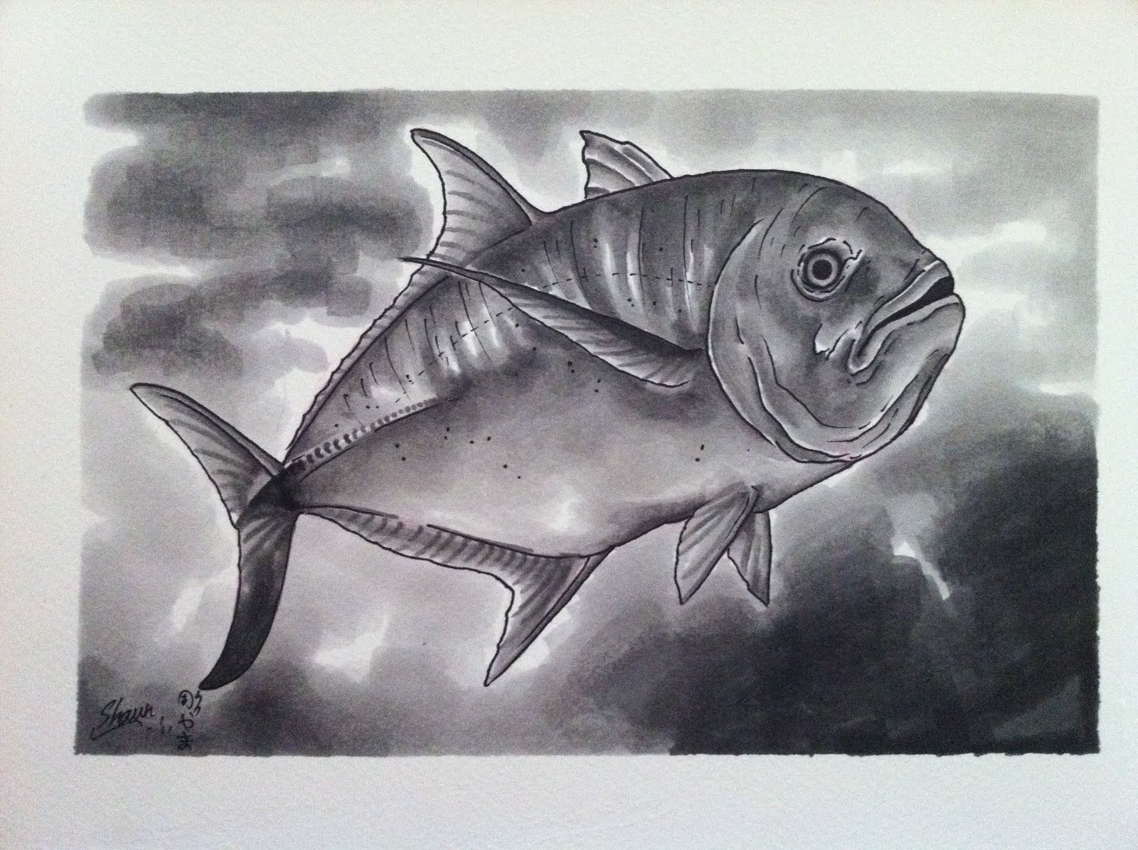 Tattoos by Horiyama: Looking For Skin- Giant Trevally (GT) (COMPLETED)