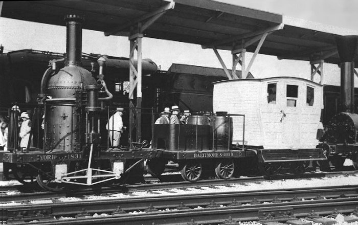 Old Photos of Tom Thumb, the First American-Built Steam Locomotive ...