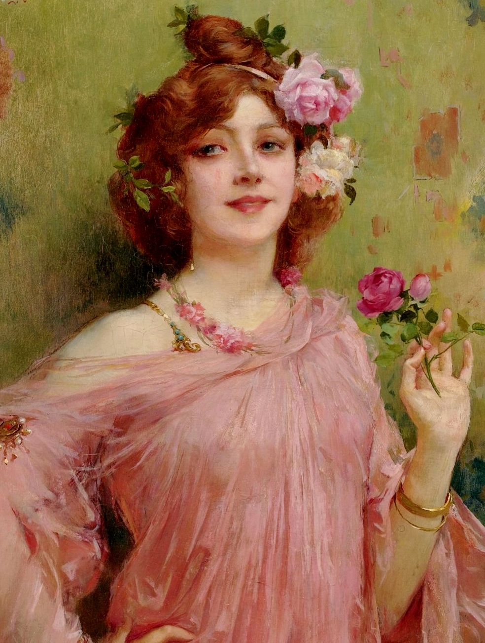 Marie Félix HIPPOLYTE-LUCAS (French, 1854-1925) | Catherine La Rose ...