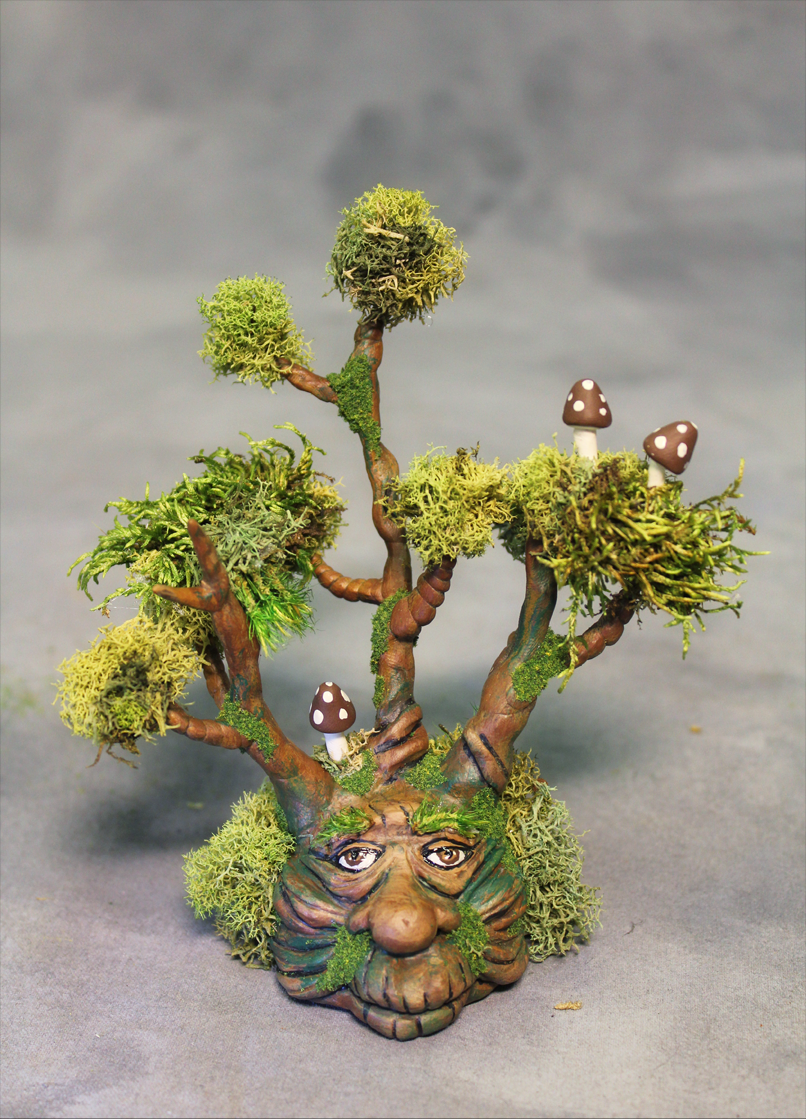 Fairy Willow's Troll Factory: Mr. Mossy Green Tree Troll
