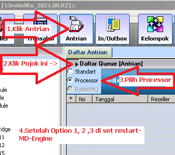 MD ENGINE | SOFTWARE PULSA: Setting Proteksi Transaksi DateTime sama