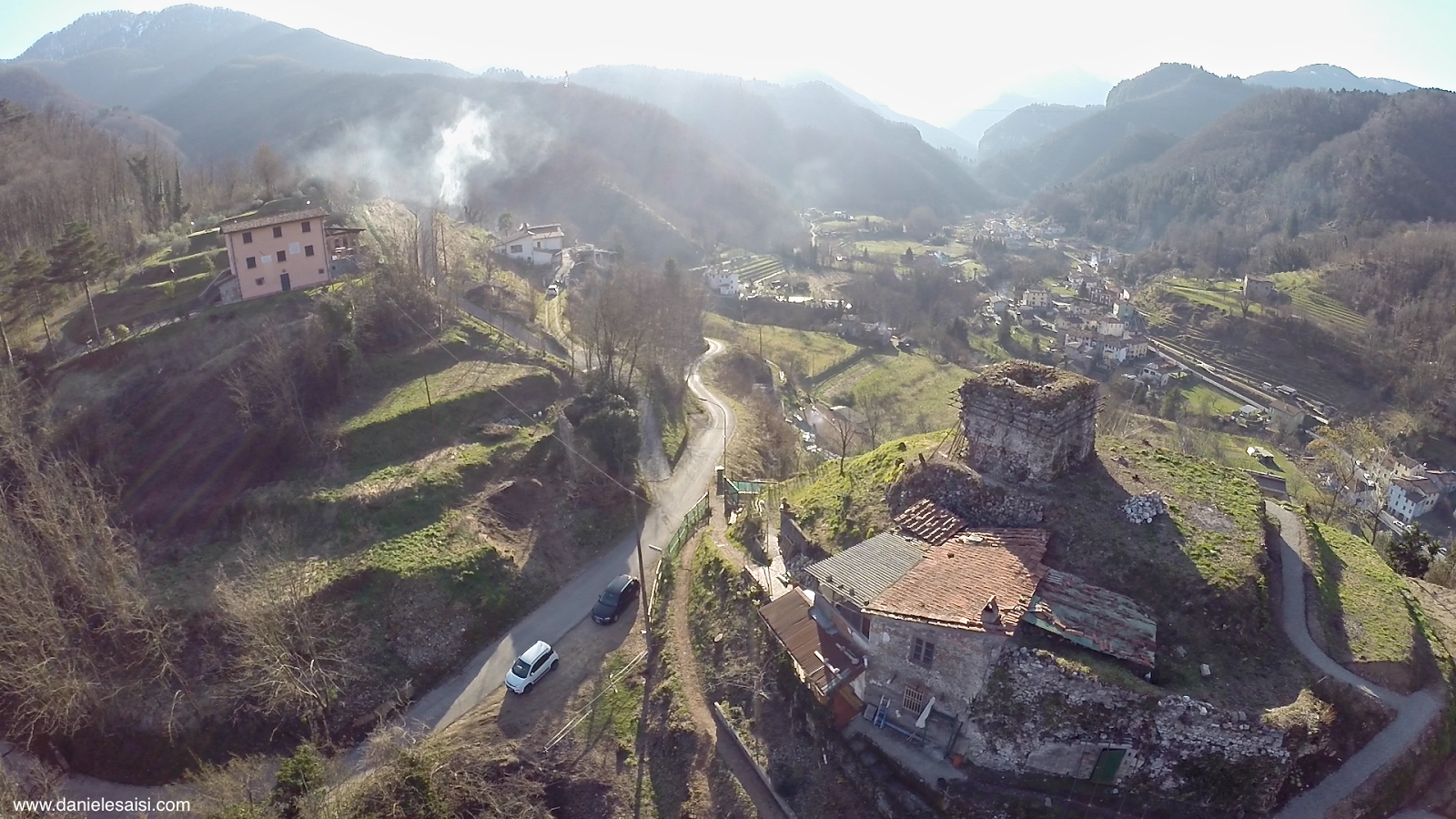 Daniele Saisi Blog: Alcune foto dall'alto della Rocca di Gallicano