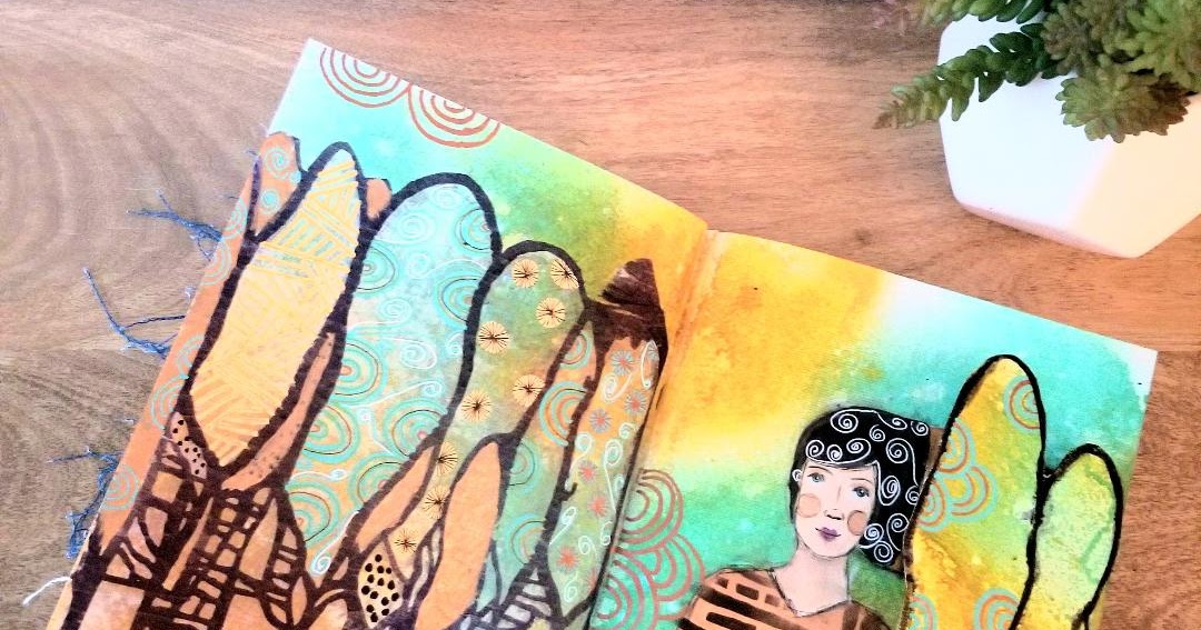 StencilGirl Talk: Art Journaling with StencilGirl® Stencils