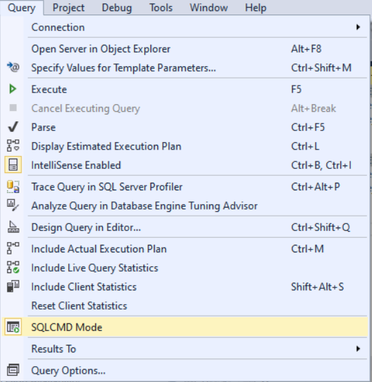 Hk Sql Server Doctor Running Query In Sqlcmd Mode In Ssms