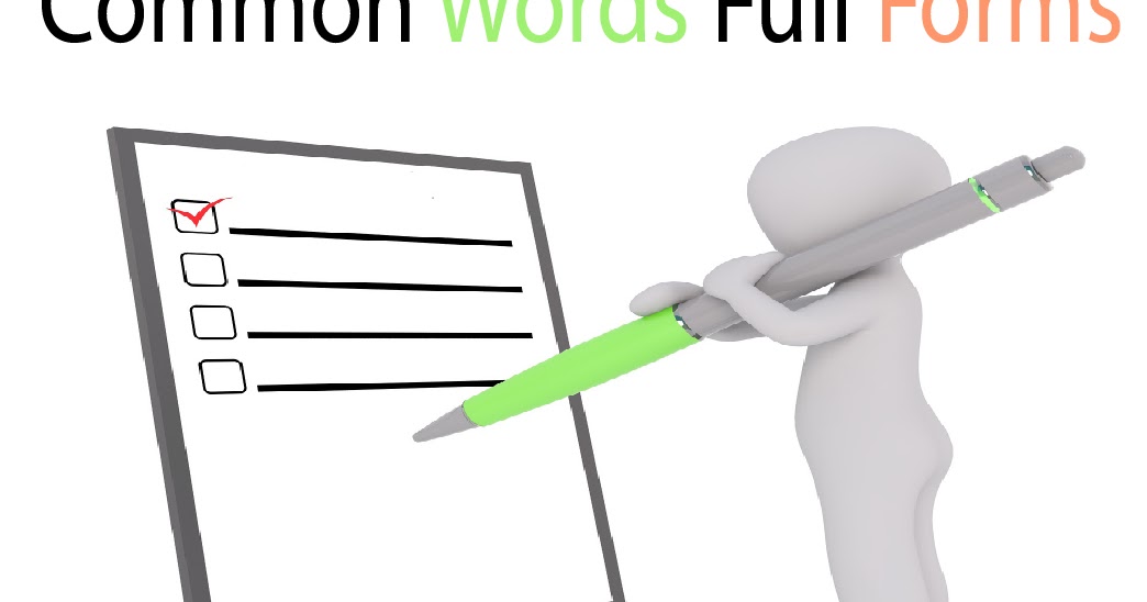 Common Short Forms We Use Our Daily Routine Learn Full Forms common-short-forms-we-use-our-daily-routine-learn-full-forms
