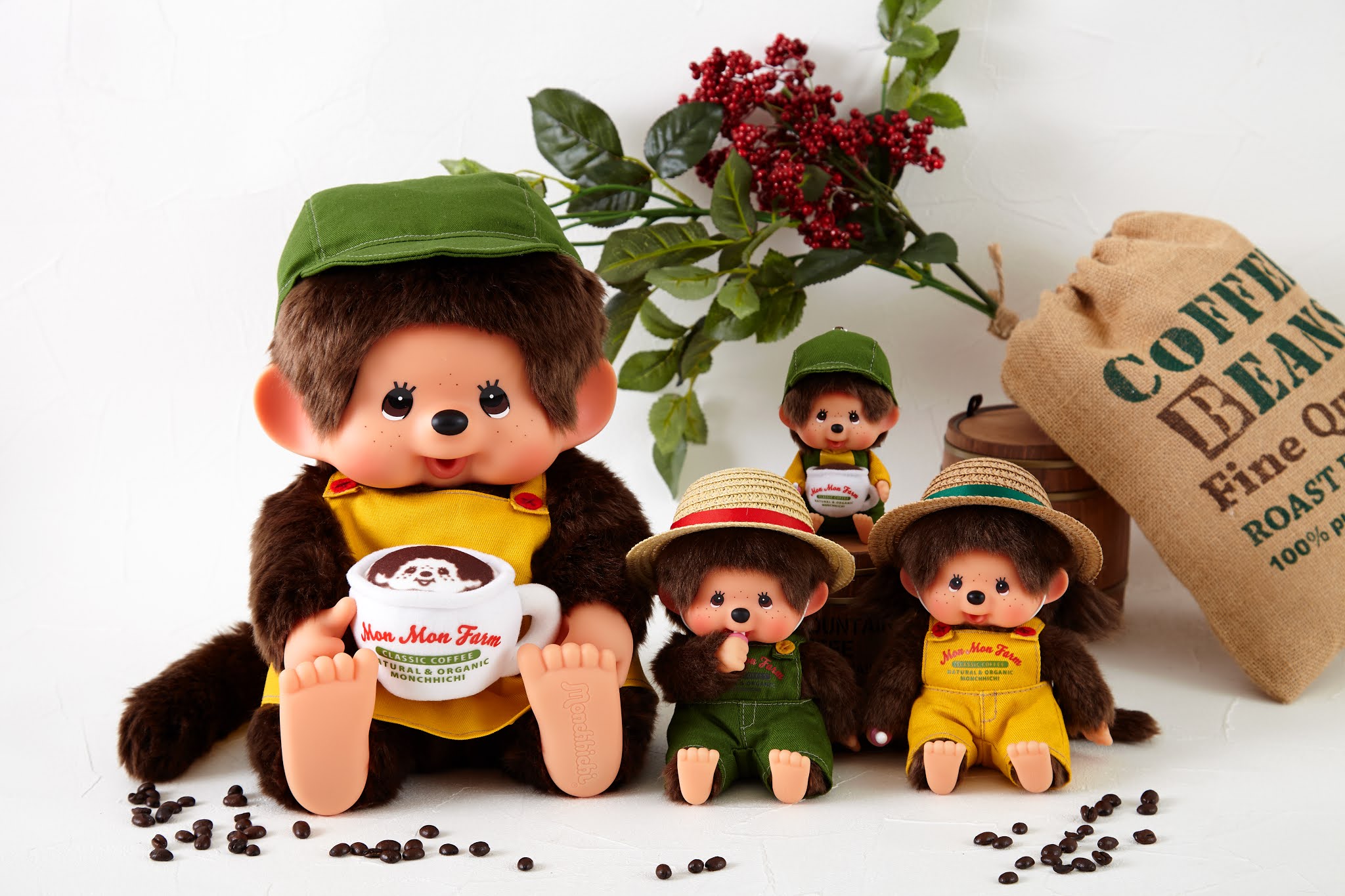 Kiki Planet: Une nouvelle gamme de Monchhichi : The Monchhichi Farm Coffee