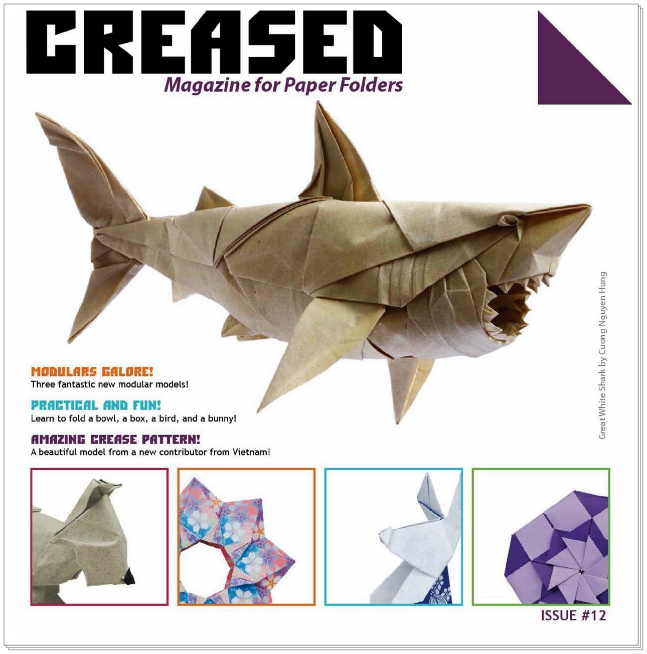 Origami Creased Magazine 12 - Ruby Book Origami