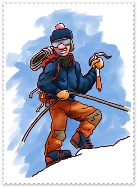 COSAS DE LOCO: EL ALPINISTA COSAS DE LOCO: EL ALPINISTA